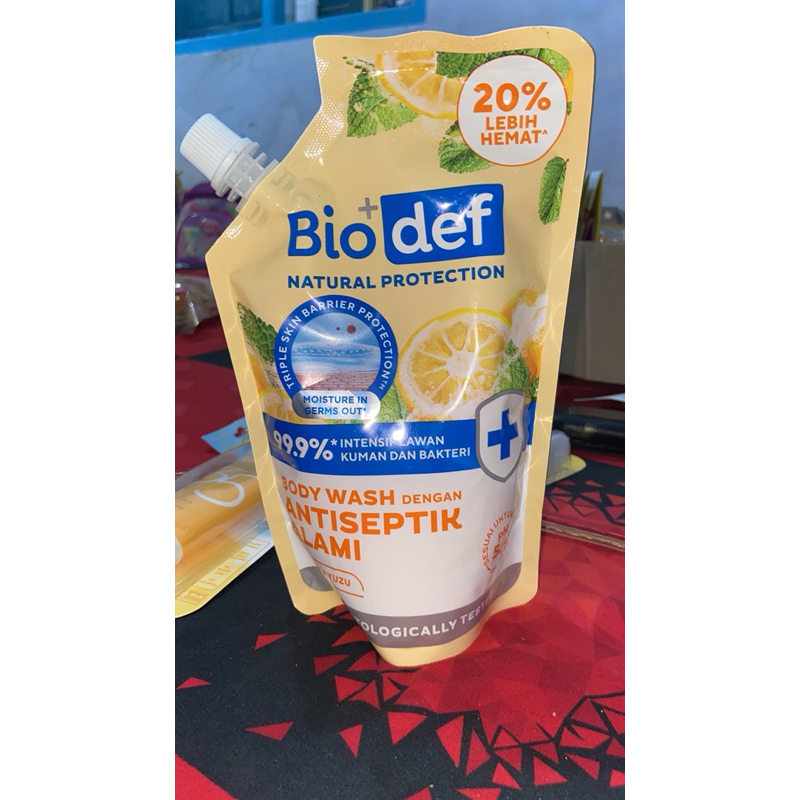 Jual BIODEF BODY WASH POUCH 400ml | Shopee Indonesia