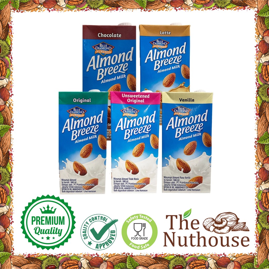 Jual Almond Breeze Blue Diamond 946ml - Almond Milk Original / Vanilla / Chocolate / Latte ...