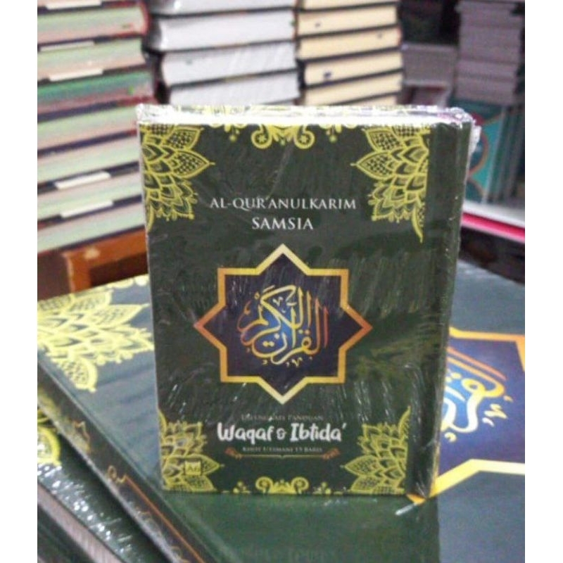 Jual Al-Quran Mushaf Samsia 15 Baris Khot Utsmani Ukuran Saku A6 ...