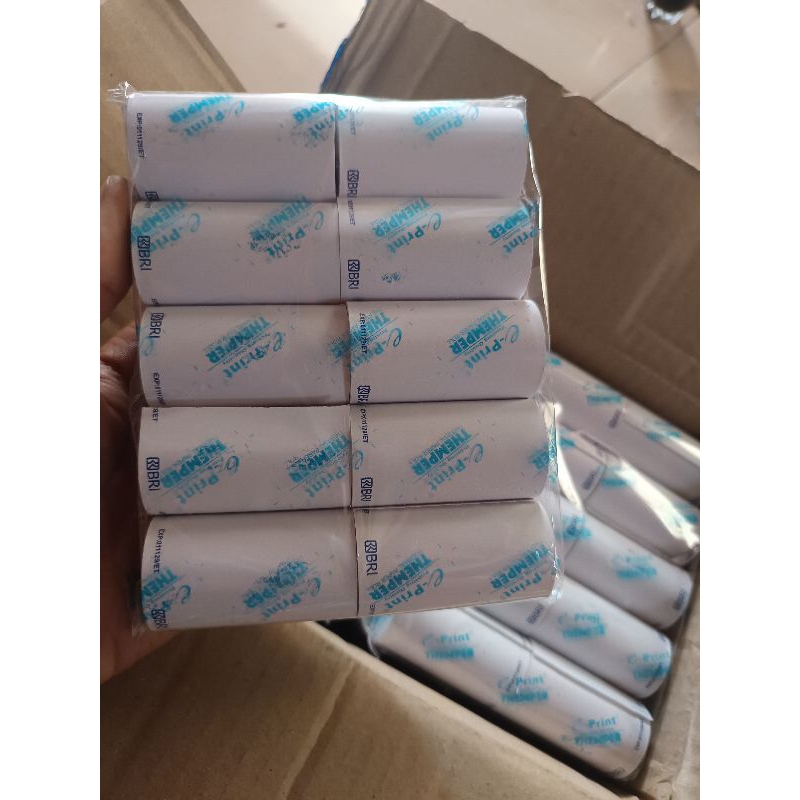 Jual Kertas logo BRI E'print 57x33 1paket 100pcs | Shopee Indonesia
