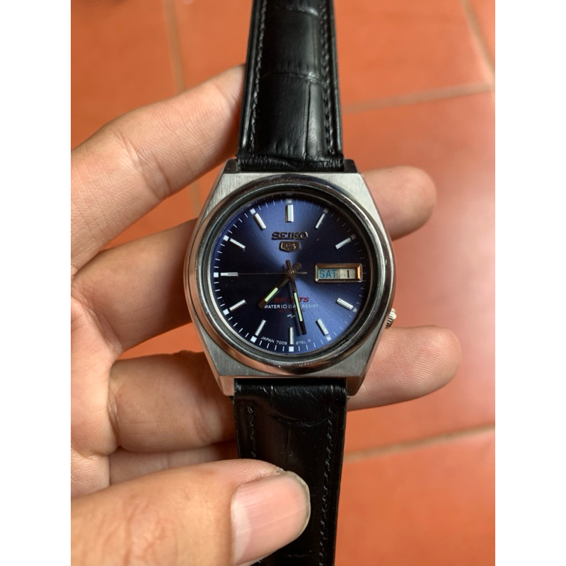Jual Jam Tangan Seiko 5 Blue Navy Dial Original Seiko Movement Caliber ...