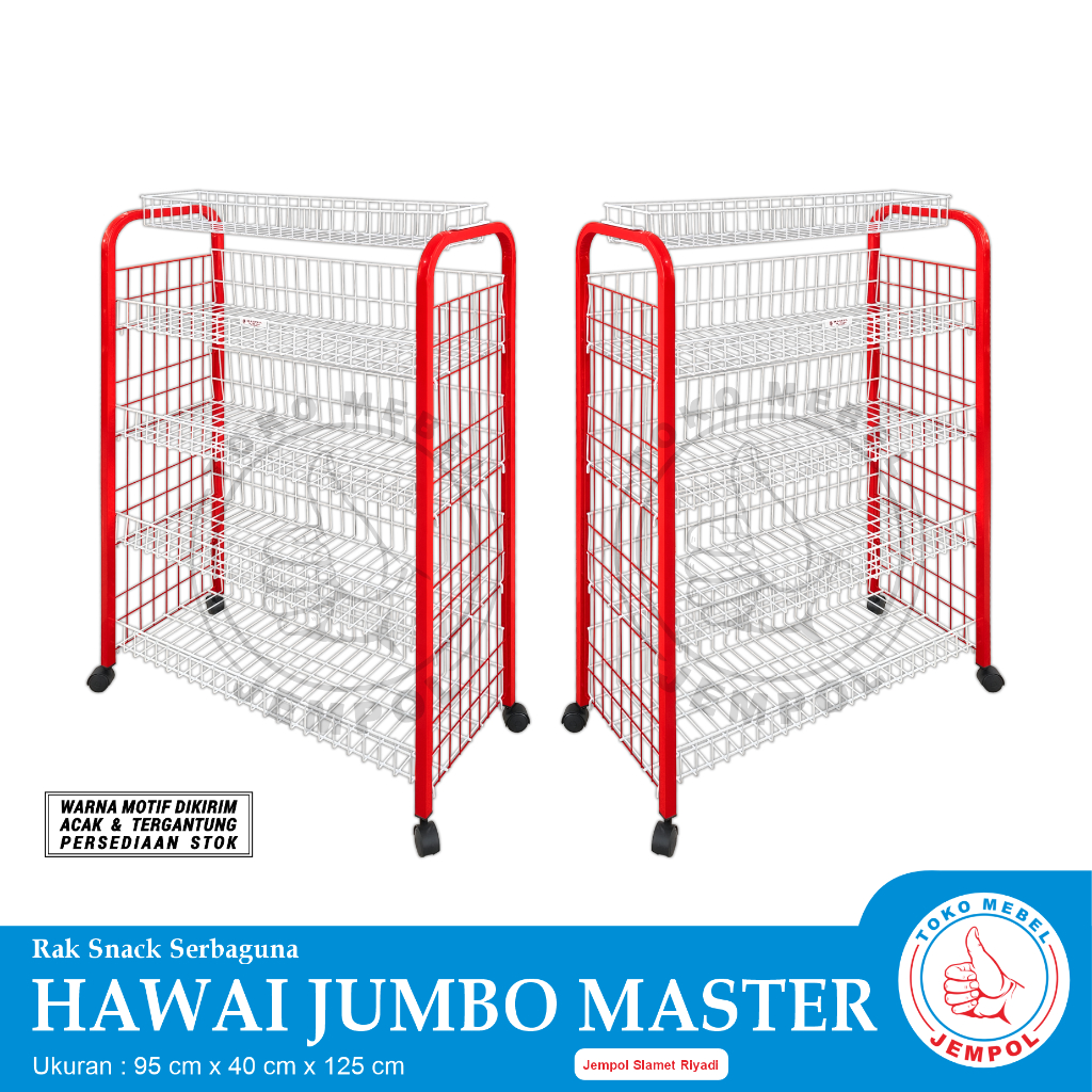 Jual Rak Snack HAWAI JUMBO MASTER / Rak Chiki / Penyimpanan Serbaguna ...