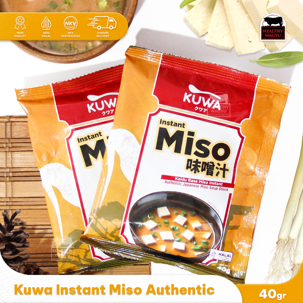 Jual Kuwa Instant Miso Soup Kaldu Rasa Miso Authentic Japanese Halal ...