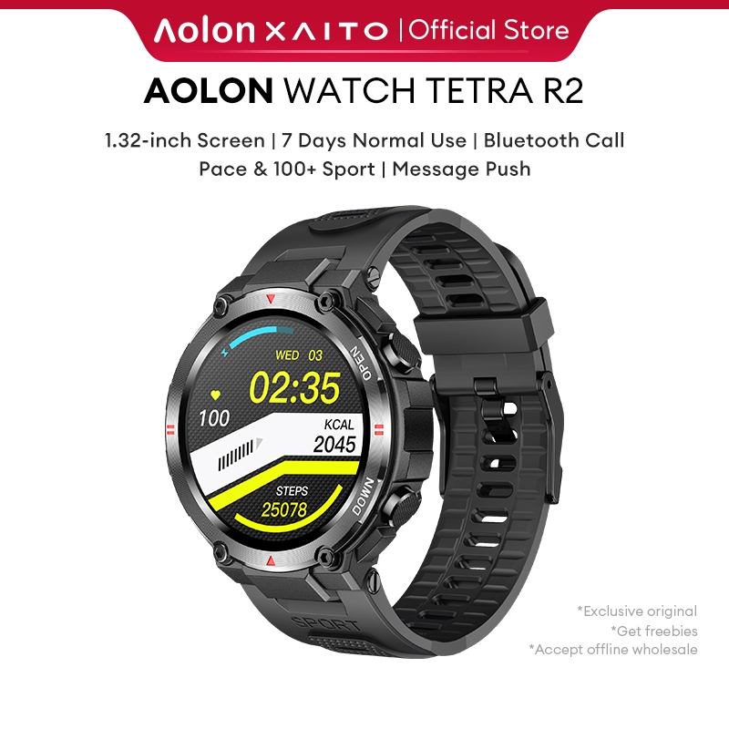 Jual Aolon Tetra R2 Smartwatch Pria Wanita Full Touch Screen Sports ...