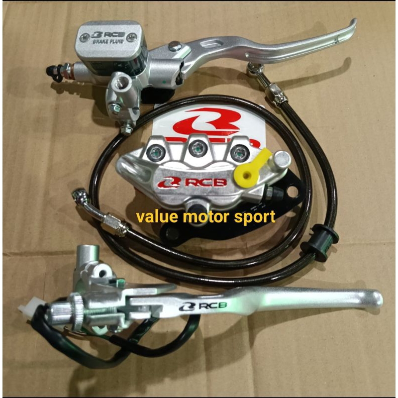 Jual Paket Master rem rcb kanan/kiri 1 set kaliper rcb selang rem semua motor matic Vario 110 ...