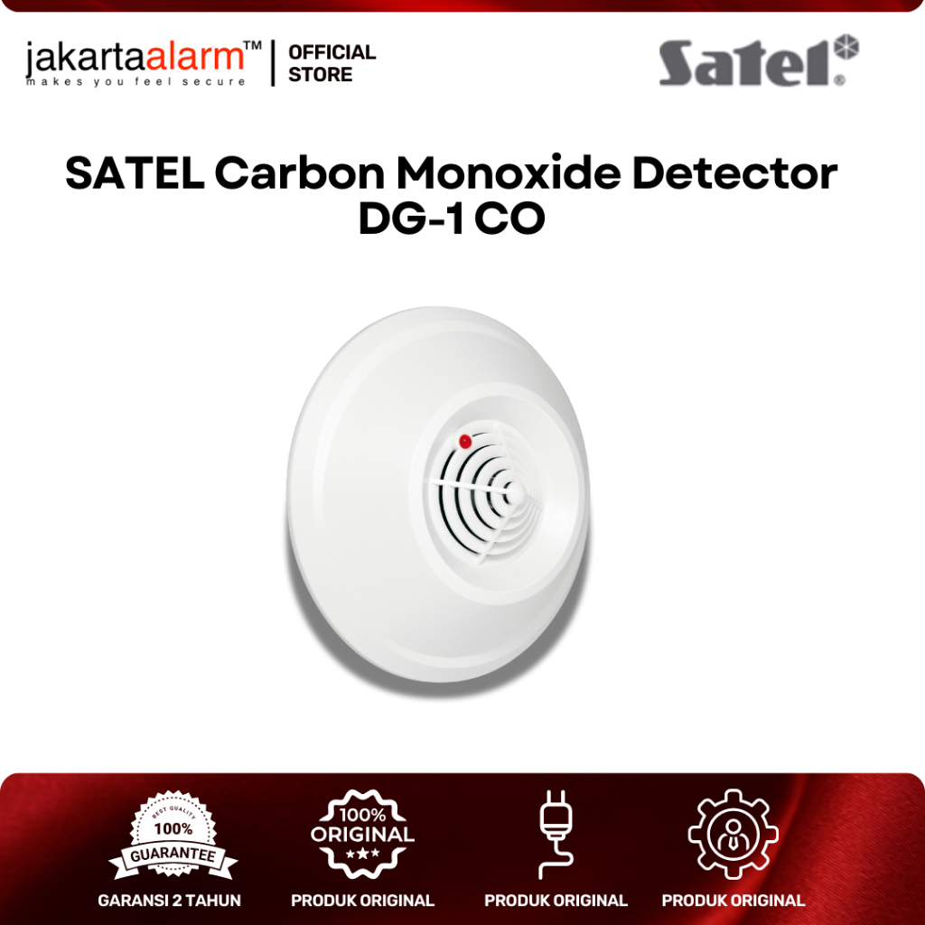 Jual SATEL Carbon Monoxide Detector DG-1 CO | Shopee Indonesia