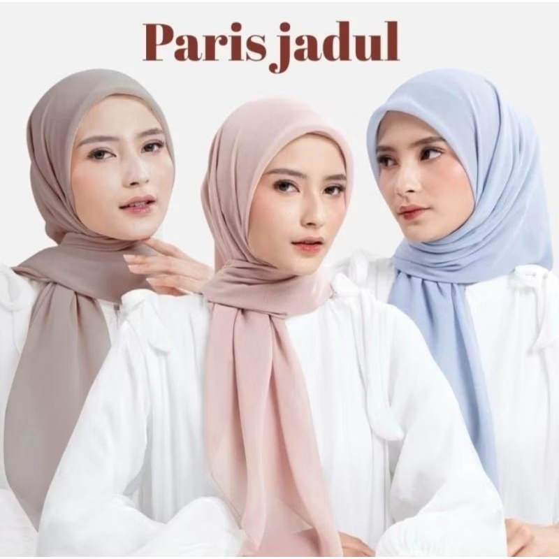 Jual PARIS JADUL PREMIUM / KERUDUNG SEGI EMPAT /JILBAB INSTAN HIJAB ...