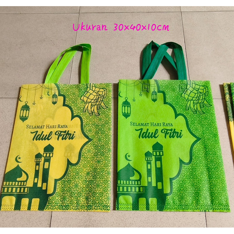 Jual (1 lusin) TAS LEBARAN IDUL FITRI / TAS HAMPERS LEBARAN / TAS ...