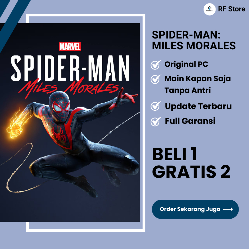Jual Marvel’s Spider-Man: Miles Morales Original Game PC | Shopee Indonesia