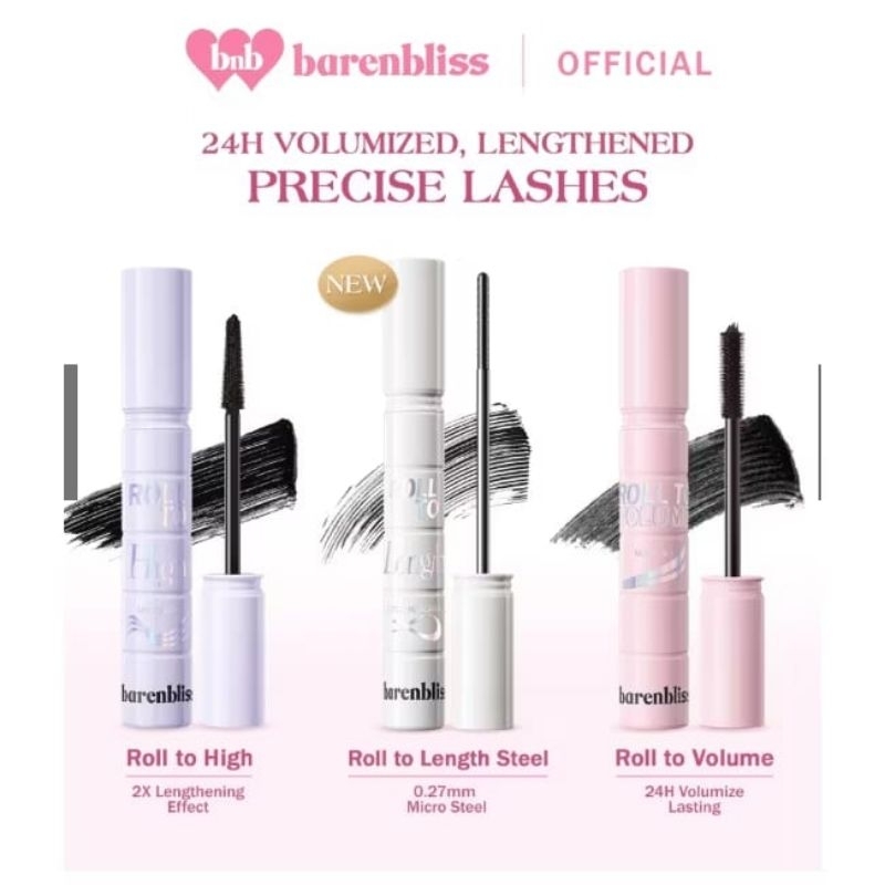 Jual BNB Barenbliss Mascara - Barenbliss Roll to High Mascara ...