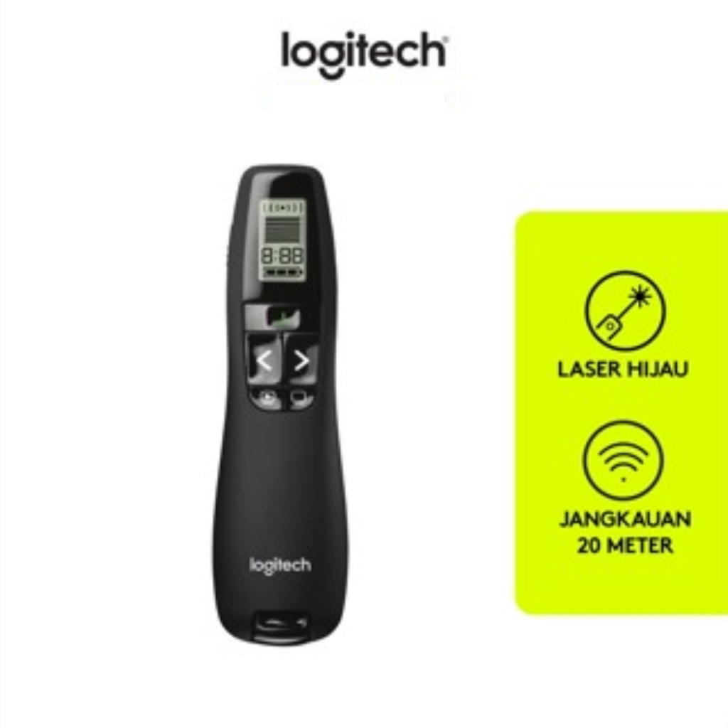 Jual LOGITECH R800 Laser Pointer Presentasi Original | Shopee Indonesia