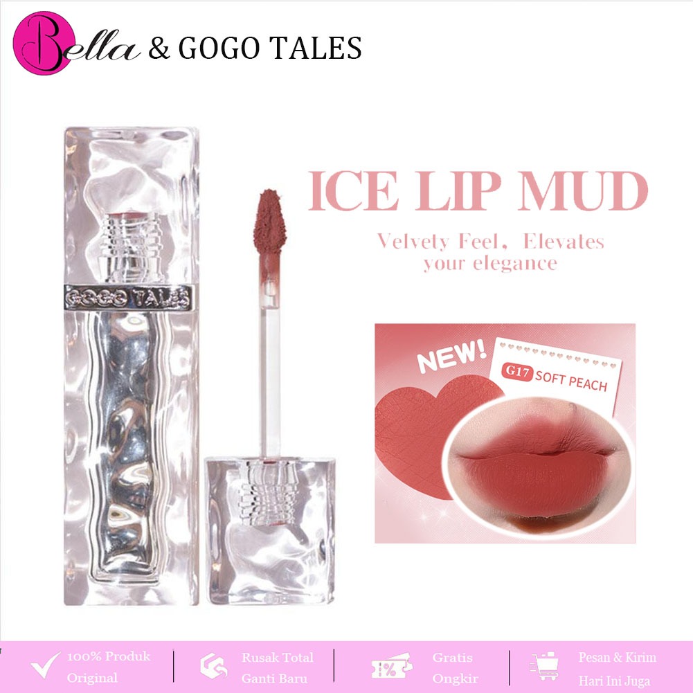 Jual 【COD】GOGO TALES Ice Lipmud Lip Matte Velvet Lipstick Tahan Lama ...