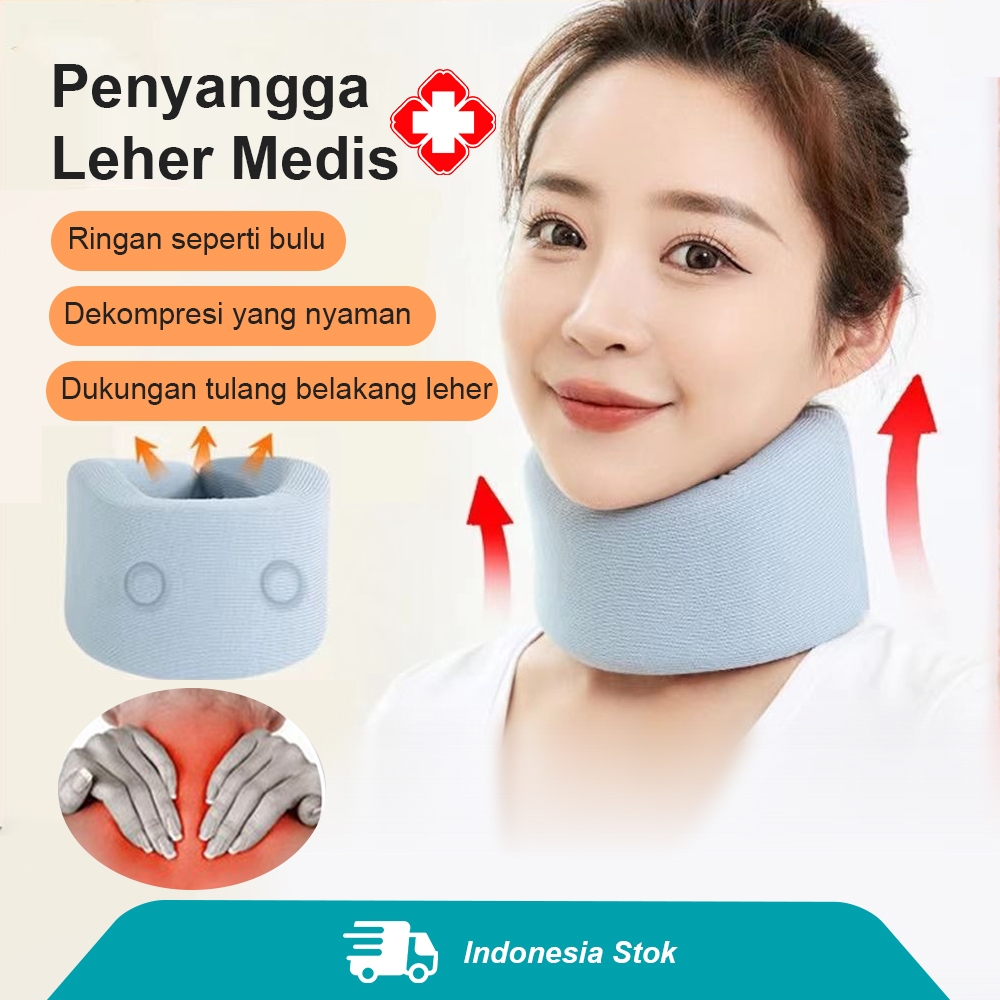 Jual Penyangga Leher Saraf Kejepit Pinggang Ampuh Penahan Leher Terapi ...