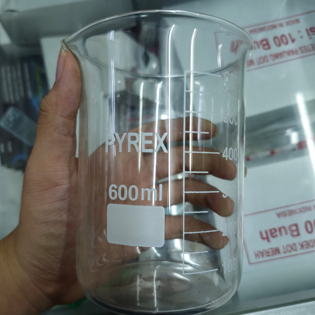 Jual Beaker / Gelas Kimia Pyrex 600 ml | Shopee Indonesia