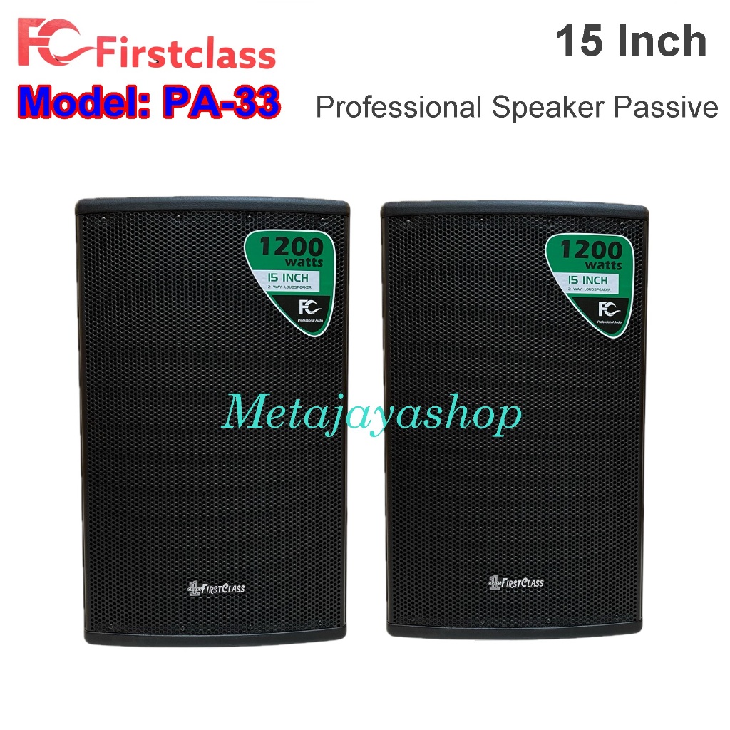 Jual Speaker Passive Firstclass JP999pro PA33 15 inch 1200 Watt speaker ...