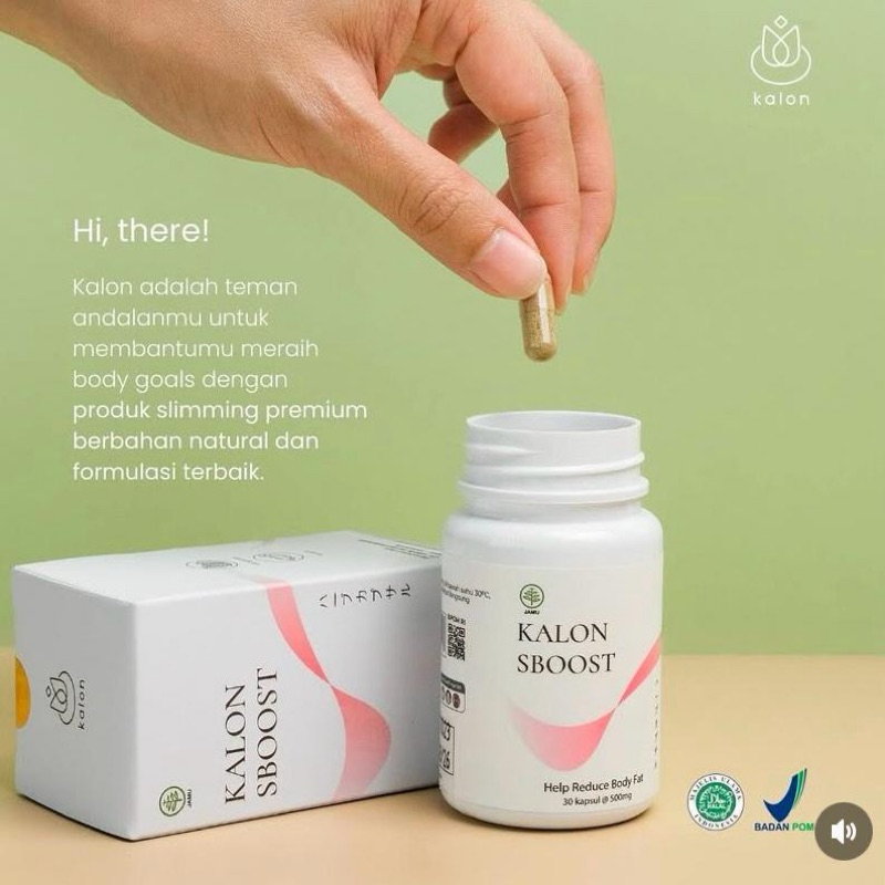 Jual Kalon Sboost Premium Kapsul Pelangsing Badan Pembakar Lemak Dan ...