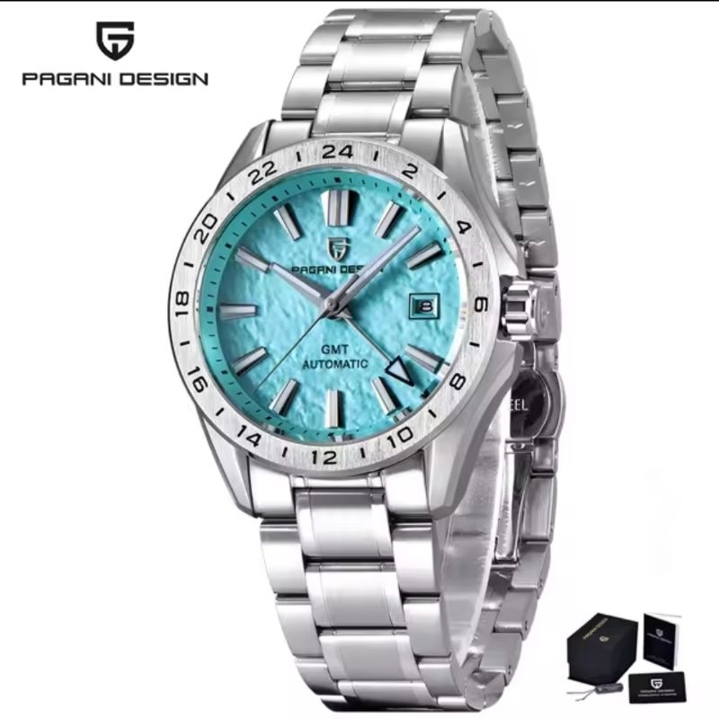 Jual NEW PAGANI DESIGN GMT ICE BLUE GS AUTOMATIC STEEL 316 L SUPER ...