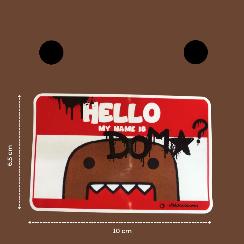 Jual Domo Stickers made by ddoudoumo | Japanese Trinkets !! | Shopee ...