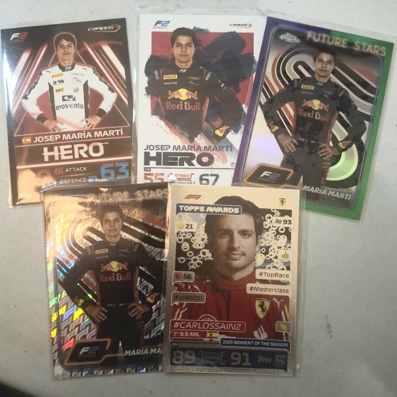 Jual photocard / card f1 f2 / formula one / topps chrome / hero / turbo attax – topps awards ...