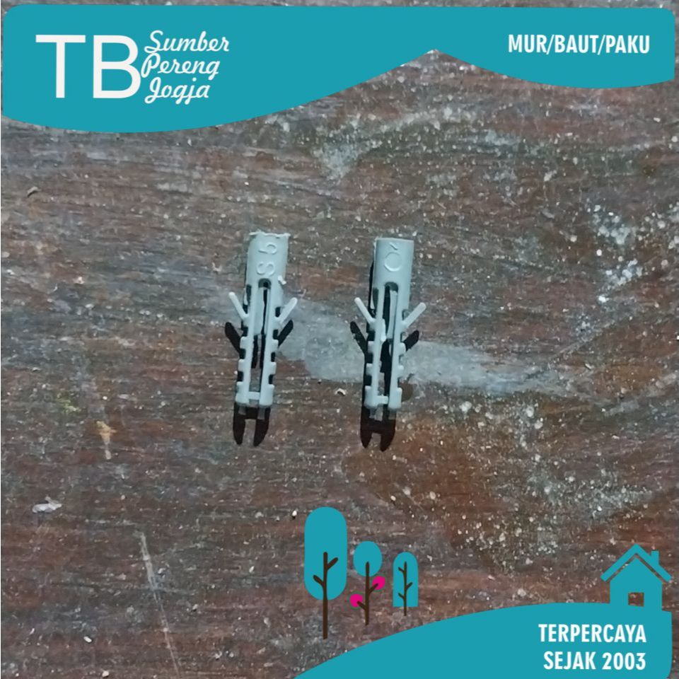 Jual Fisher Viser Penahan Sekrup S 6 Tanpa Sekrup (harga 2 pcs ...