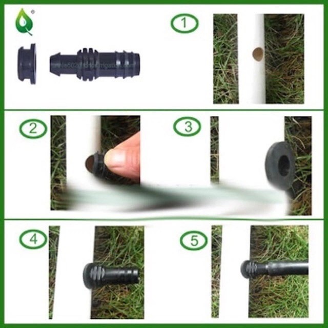 Jual Offtake / Overflow Connector 16 mm + Grommet, Fertigasi Hidroponik ...