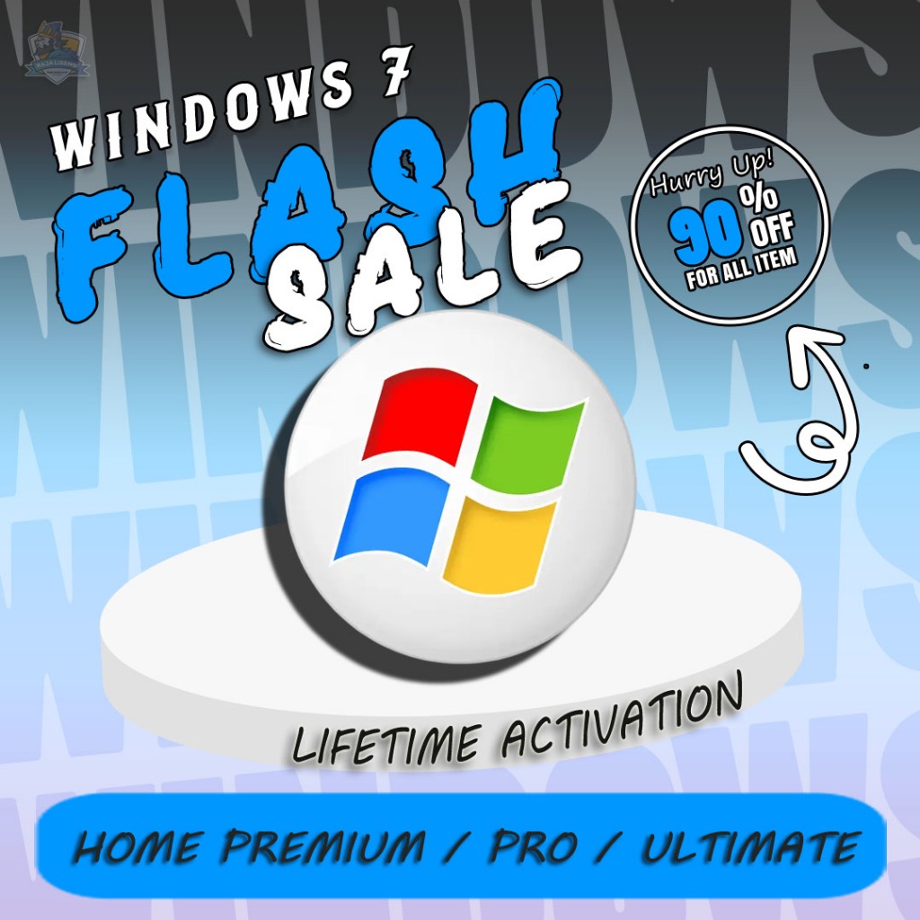 Jual Windows 7 Home | Pro | Ultimate Digital License - Original ...