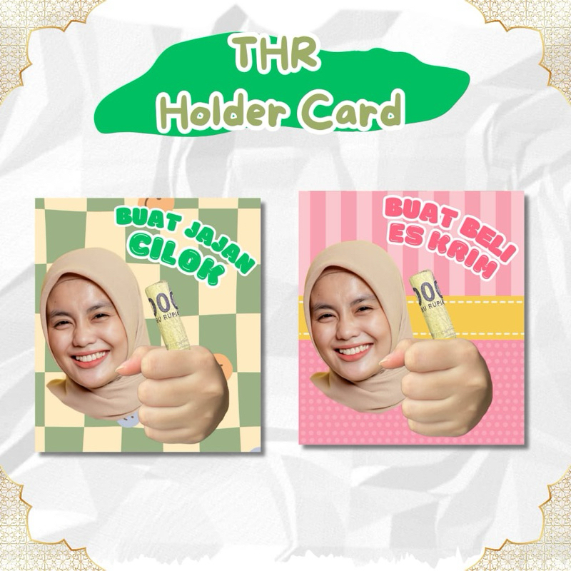 Jual WORDGIFT ready HOLDER THR Amplop Lebaran custom foto / muka Unik ...