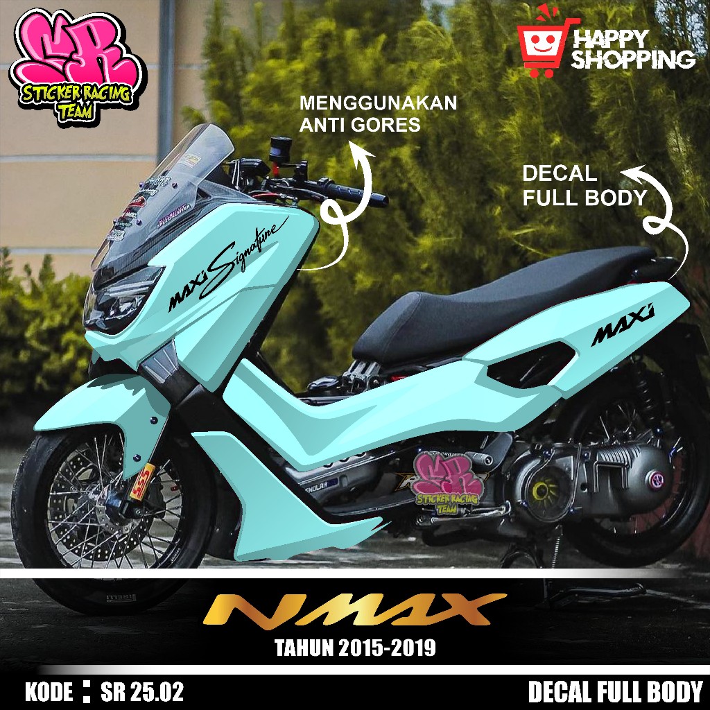 Jual COD Sticker Decal Full Body Yamaha Nmax Lama Old 2015 2016 2017 ...
