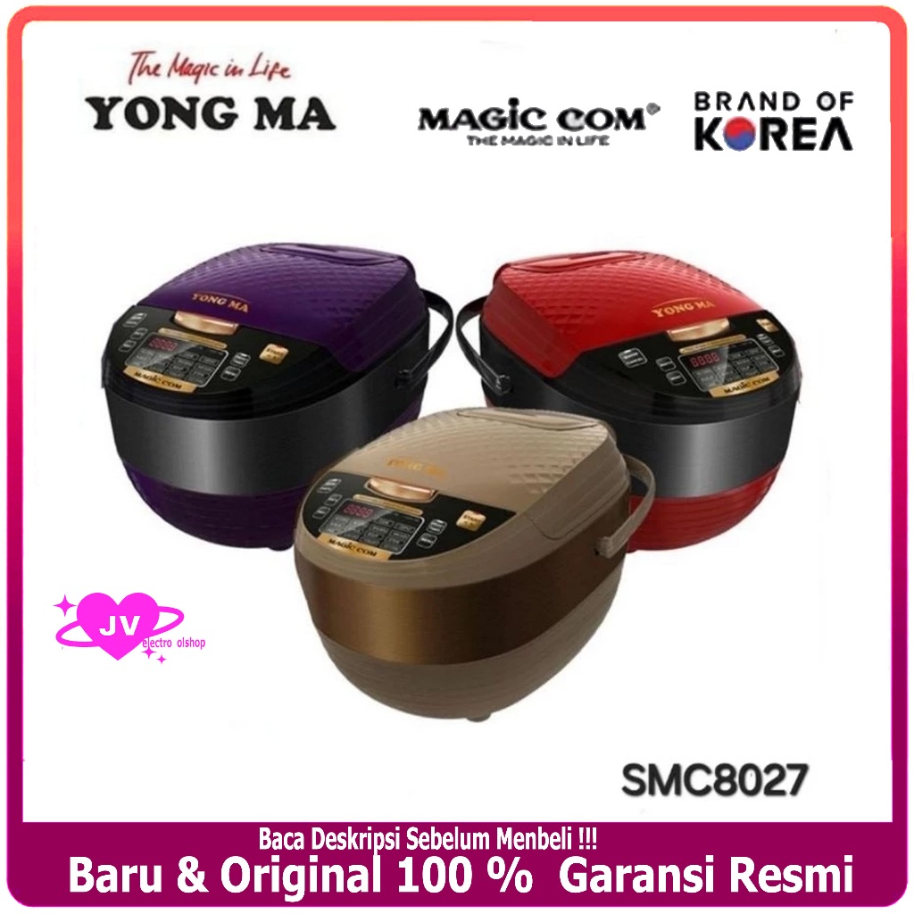 Jual Magic Com YONGMA SMC8027 NEW DIGITAL 2 L / Rice Cooker Yong Ma ...