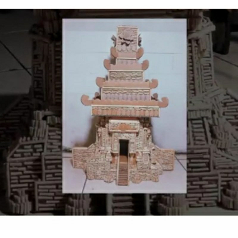 Jual miniatur candi majapahit custom bahan kardus | Shopee Indonesia