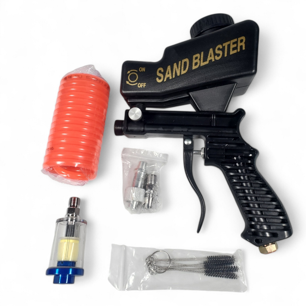 Jual Air Sandblaster Set Abrasive Gun Gravity Sandblasting Sand Blast Pasir Pneumatic WM-7345R ...