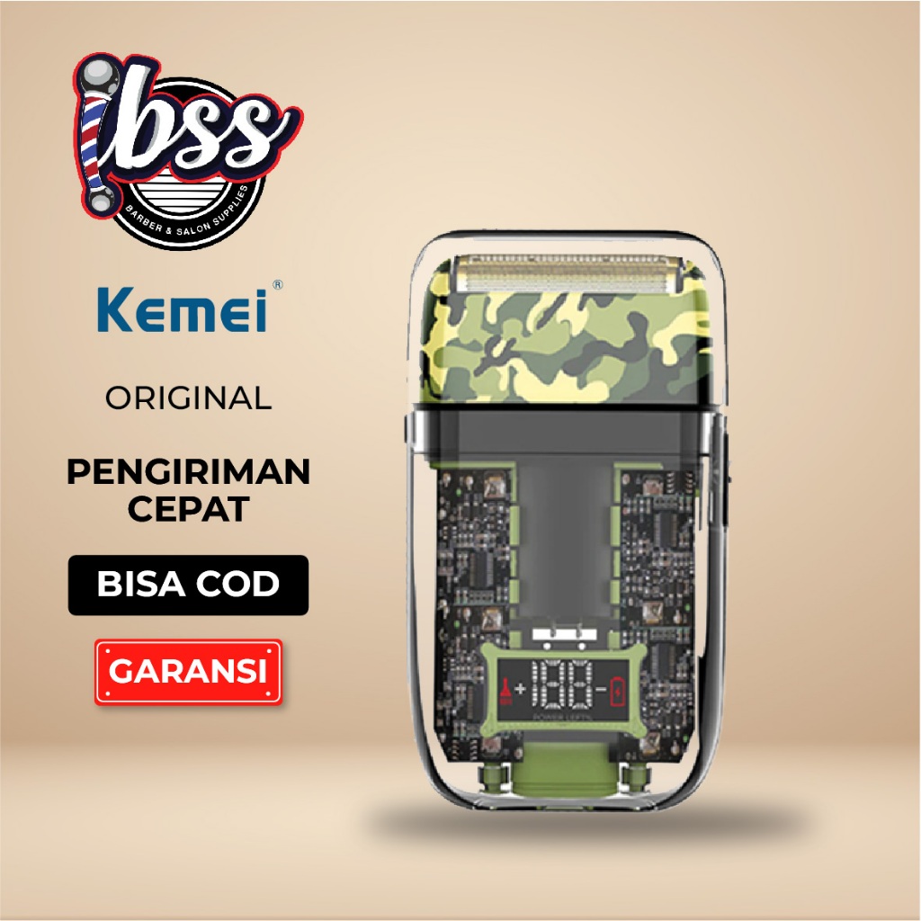 Jual KEMEI SHAVER KM TX7 - ARMY - Alat Cukur Kumis dan Jenggot / SHAVER TRANSPARANT / KEMEI ...