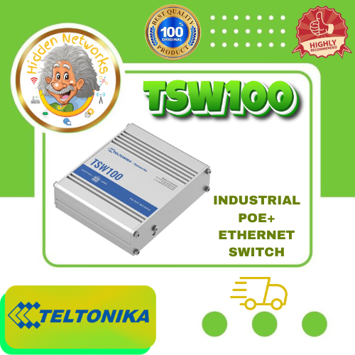 Jual Teltonika TSW100 Industrial Unmanaged PoE+ Switch | Shopee Indonesia