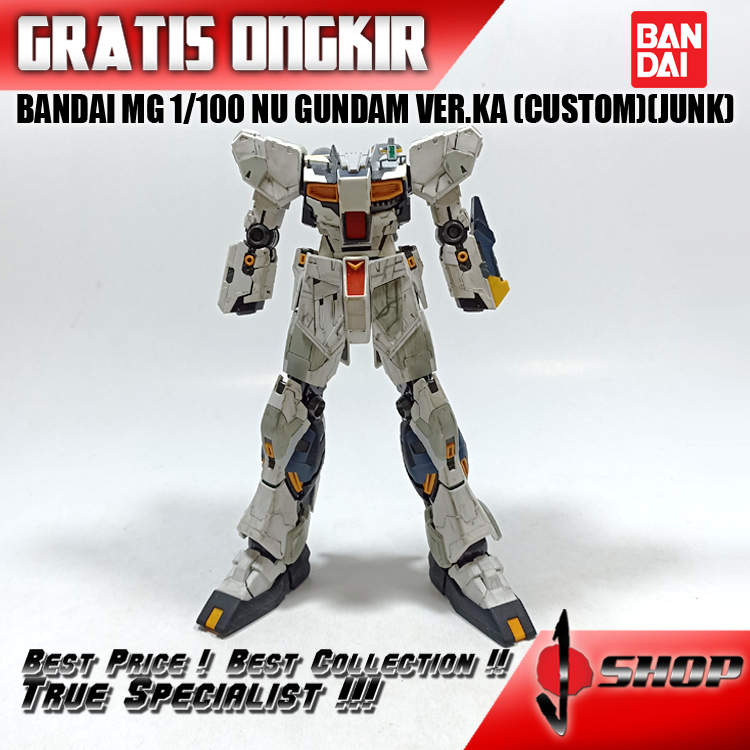 Jual BANDAI MG 1/100 NU GUNDAM VER.KA (CUSTOM) (JUNK) MG535 | Shopee ...