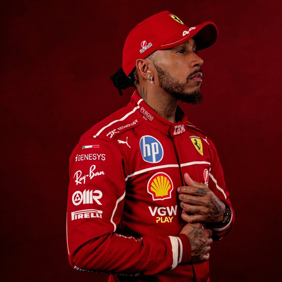 Jual Scuderia Ferrari F1 2025 Lewis Hamilton Baseball Cap. Topi Unisex ...