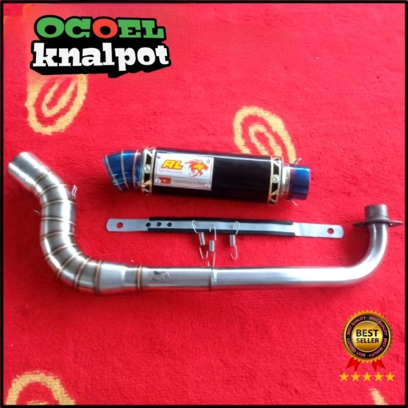 Jual Redleo pipe for xrm 110 125 wave 100 110 125 smash 110 115 raider ...
