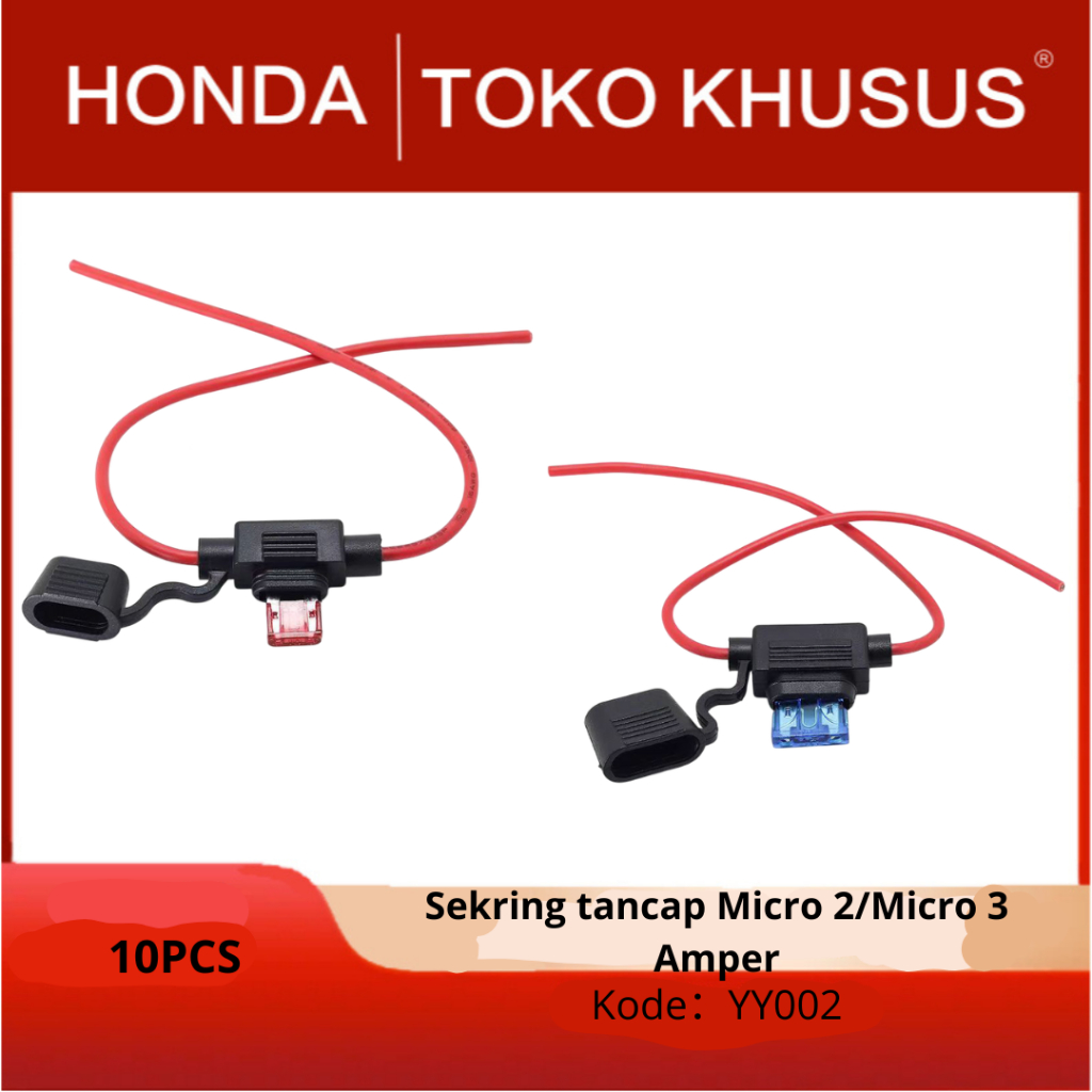 Jual Fuse Holder Blade Kabel Waterproof / Rumah FuseTancap Besar Anti ...