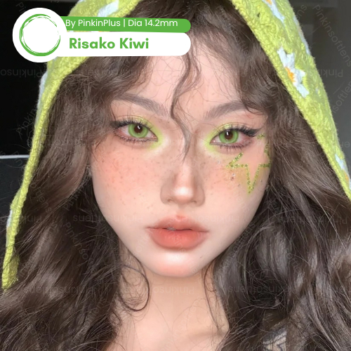 Jual PINKINSOFTLENS My Cupid Cosplay Risako By Pinkin Kiwi Green Hijau Softlens Normal -0.00 ...