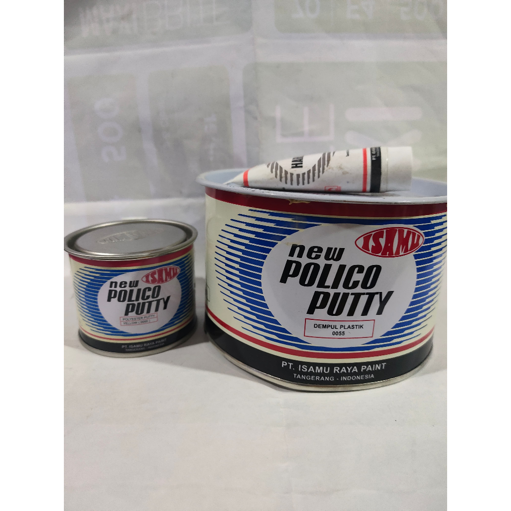 Jual Dempul Isamu Polico Putty / Dempul Plastik Besi Kayu Fiber Mobil ...