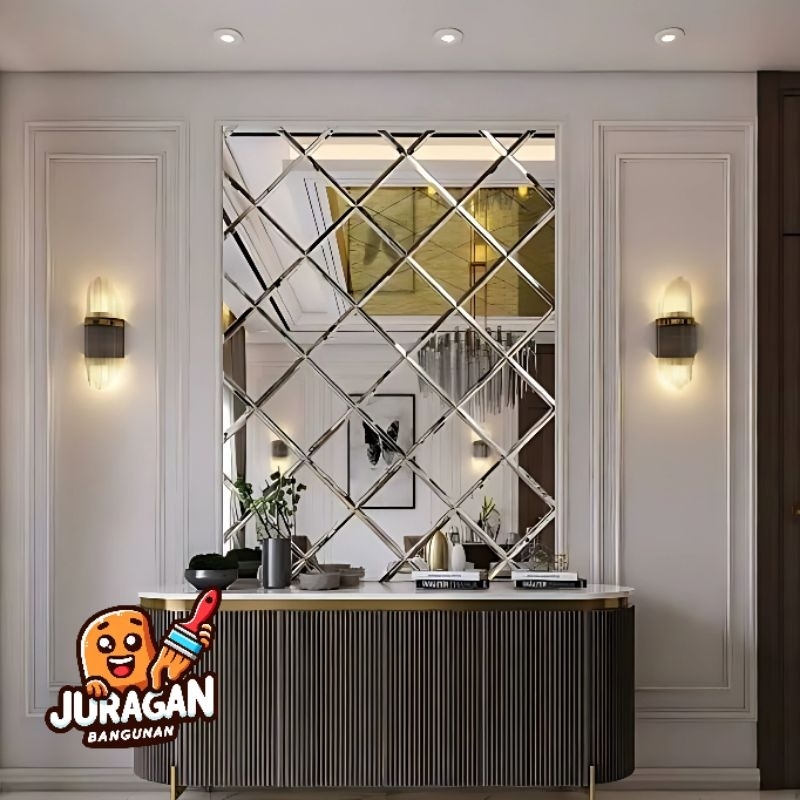 Jual Kaca Bevel | Cermin Bevel | Mirrored Bevel | Bevel Dinding | Kaca ...