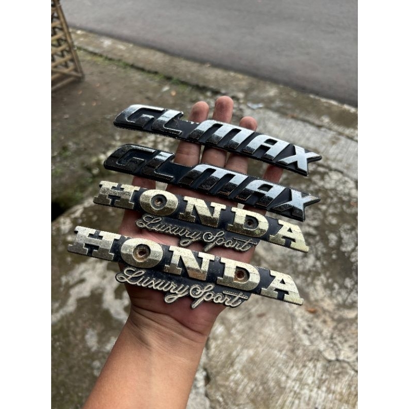 Jual emblem logo tangki honda gl pro gl max original | Shopee Indonesia