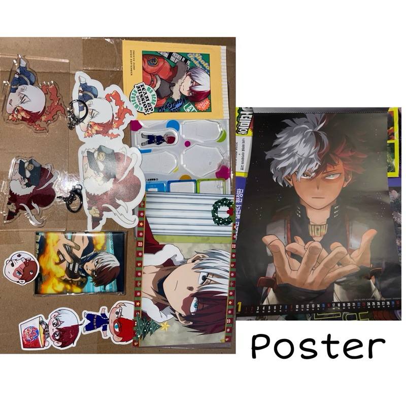Jual acrylic standee shoto postcard todoroki poster shouto photocard ...
