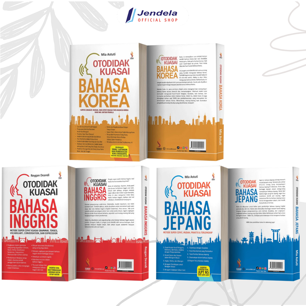 Jual Buku Otodidak Kuasai Bahasa Jepang Bahasa Inggris Bahasa Korea ...