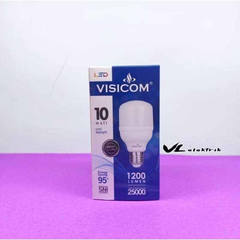 Jual VISICOM LED 10 WATT NYALA TERANG GARANSI 1 TAHUN | Shopee Indonesia