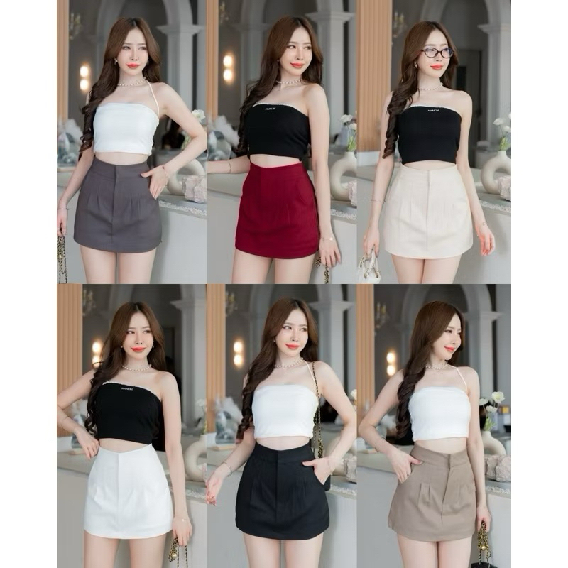Jual BEWRY 165 SKORT KEKINIAN IMPORT BKK | Shopee Indonesia
