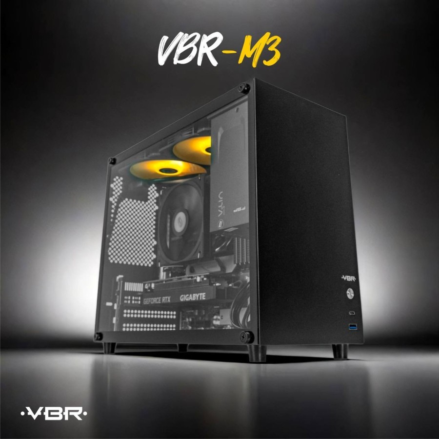 Jual VBR M3 - Tempered Glass Compact Portable Mini Tower m-ATX Gaming ...