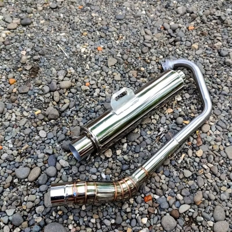 Jual Canister pipe standard+big elbow pipe for Tmx 125 155 Rusi tc 125 ...