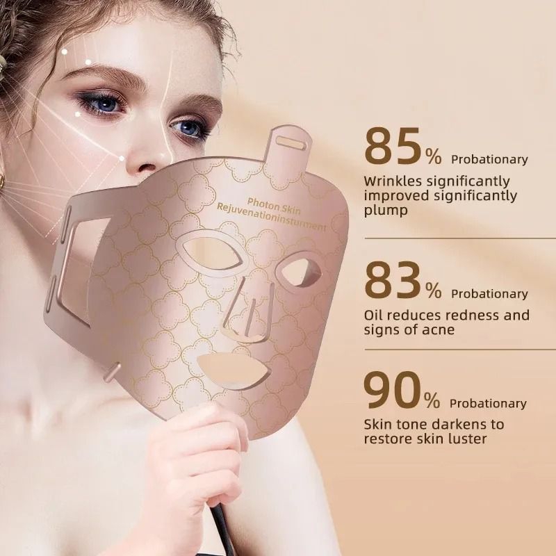 Jual Masker LED Facial Mask Photon Therapy 8 Color 2600mAh - SM-2313 ...