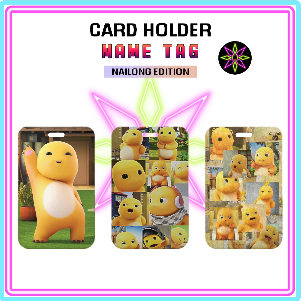 Jual Hikari Print ID Card Holder Nailong Edition Nametag Tanpa Tali ...