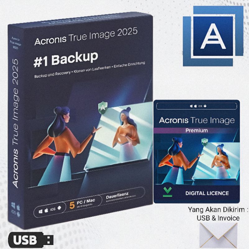 Jual Acronis True Image 2025 Perpetual Lisensi for 5PC (Lifetime ...